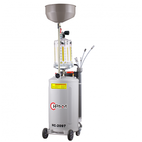 Oil collection tank 90l with suction and discharge (with plastic ...